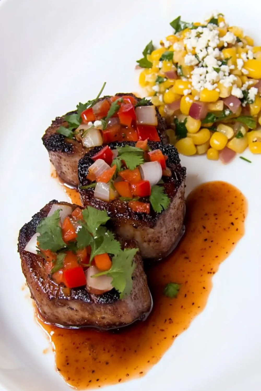 Spice Rubbed Pork Tenderloin with Bourbon-Chipotle Sauce - Baya Secret ...