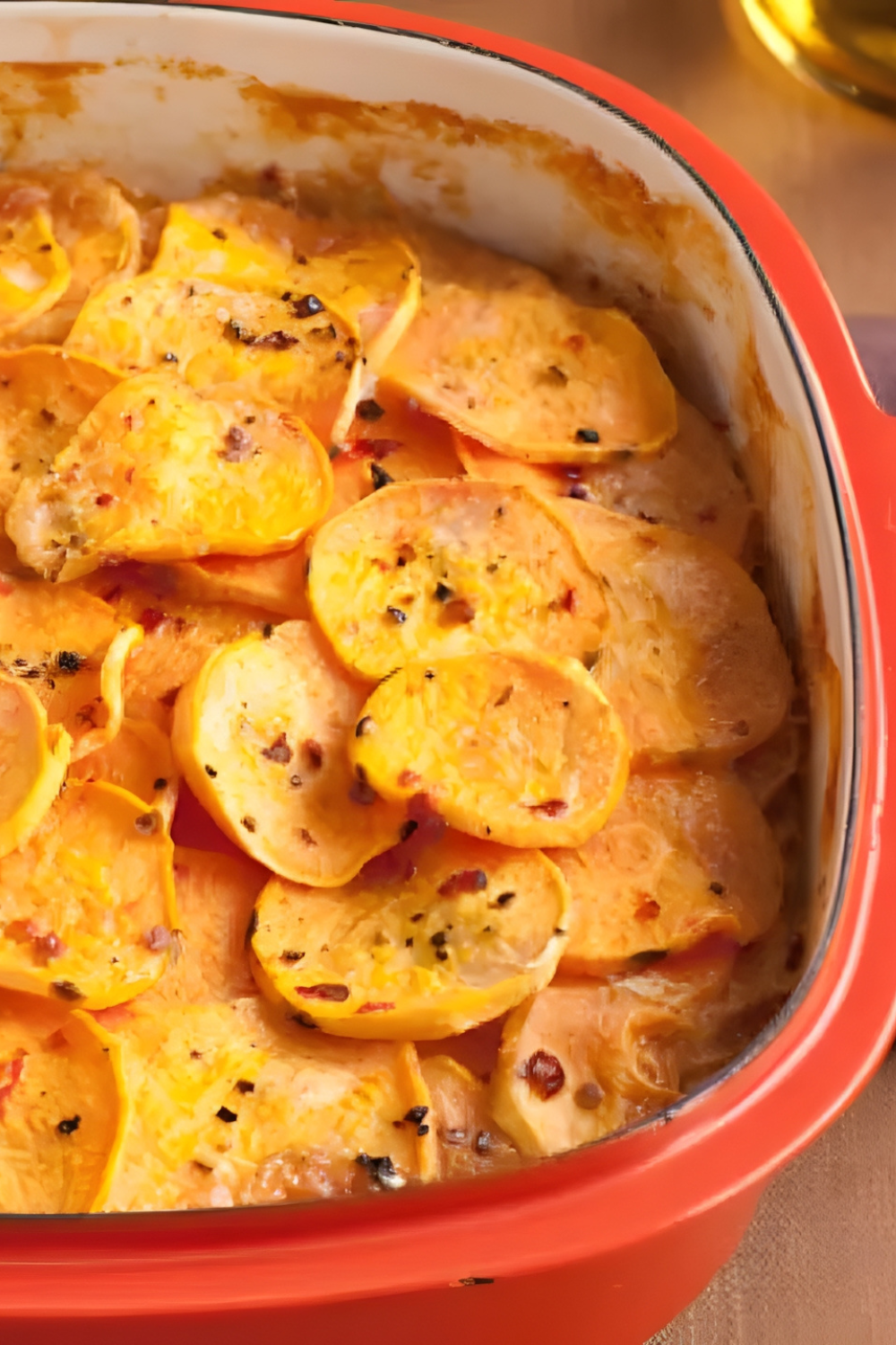 Smoked Chile Scalloped Sweet Potatoes - Baya Secret Recipes